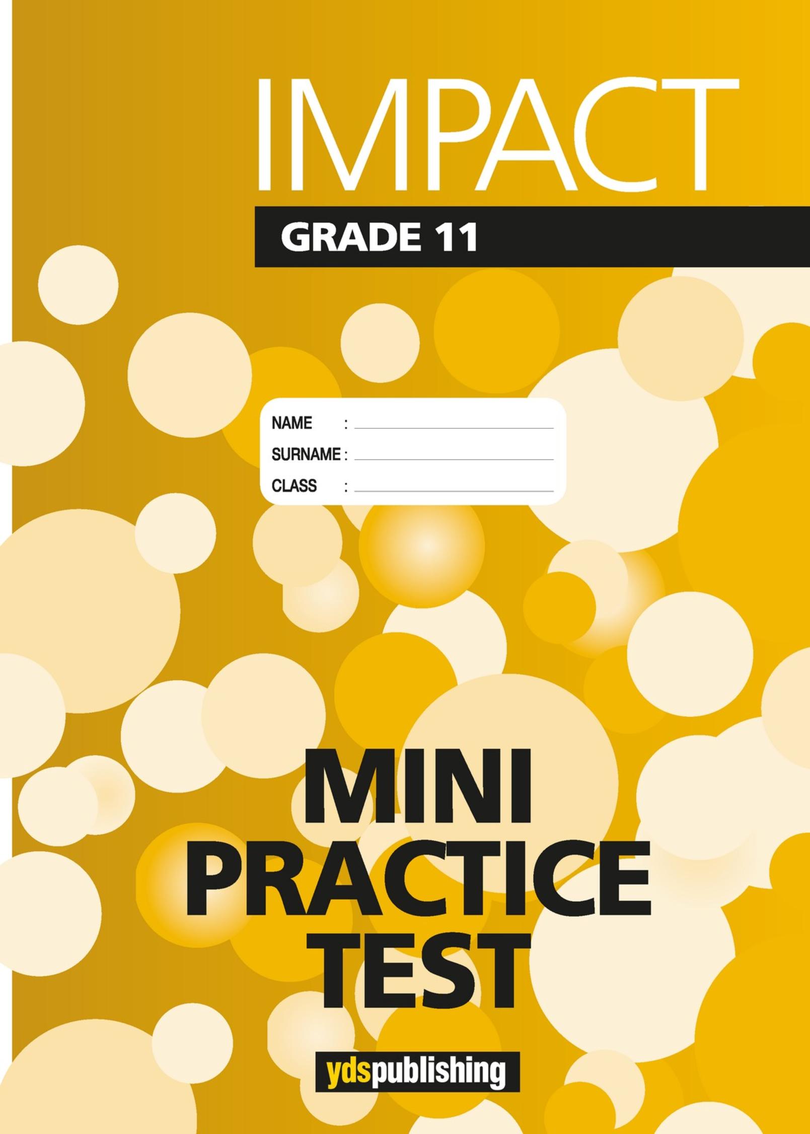 Impact 11 - Mini Practice Test - YDS Publishing
