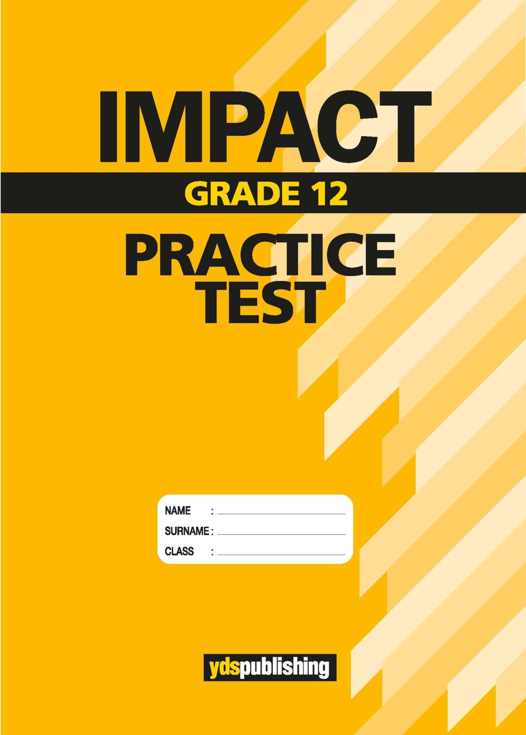 Impact 12 - Practice Test & PT Plus - YDS Publishing